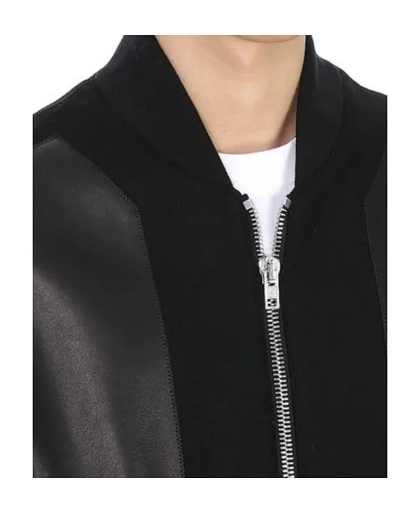 Alexander McQueen Paneled Bomber Jacket