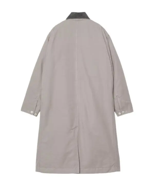 Carhartt Work In Progress Corduroy Quilted Coat - Gray