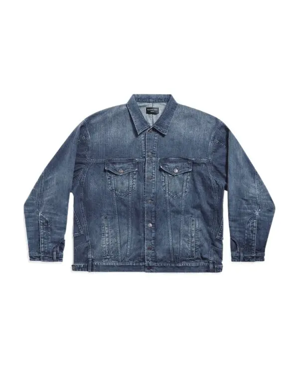 Balenciaga Deconstructed Denim Jacket - No