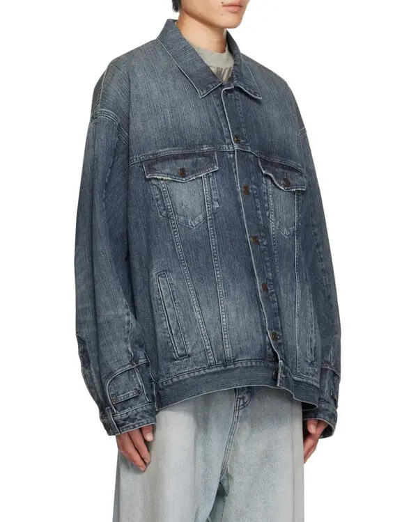 Balenciaga Deconstructed Denim Jacket
