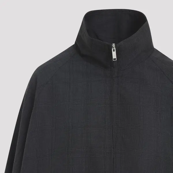 THE FRANKIE SHOP Baxter Plaid Track Jacket