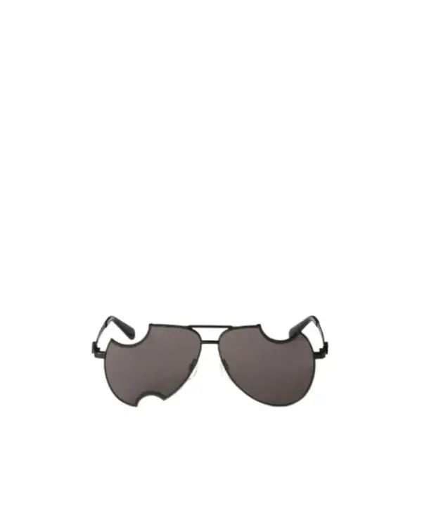Off-White Dallas Cut-out Aviator Sunglasses - Black