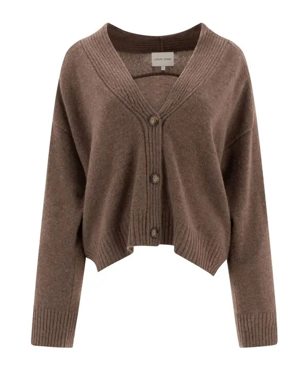 LOULOU STUDIO Long-sleeved V-neck Cardigan