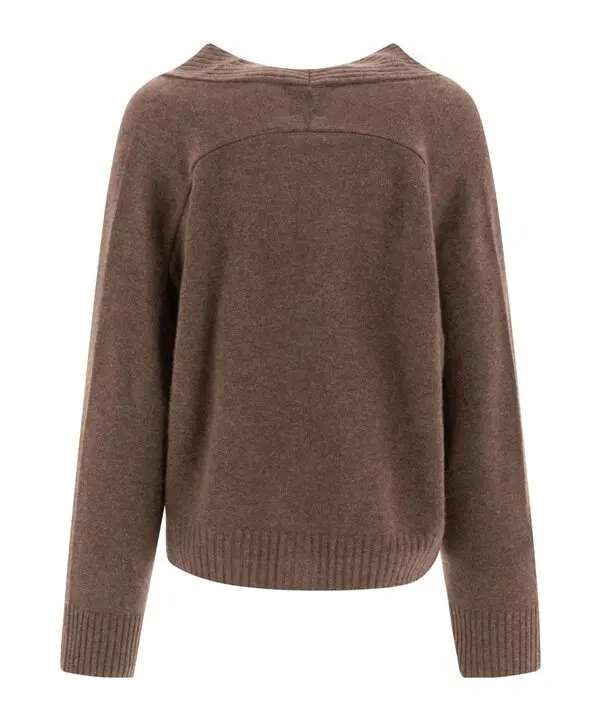 LOULOU STUDIO Long-sleeved V-neck Cardigan