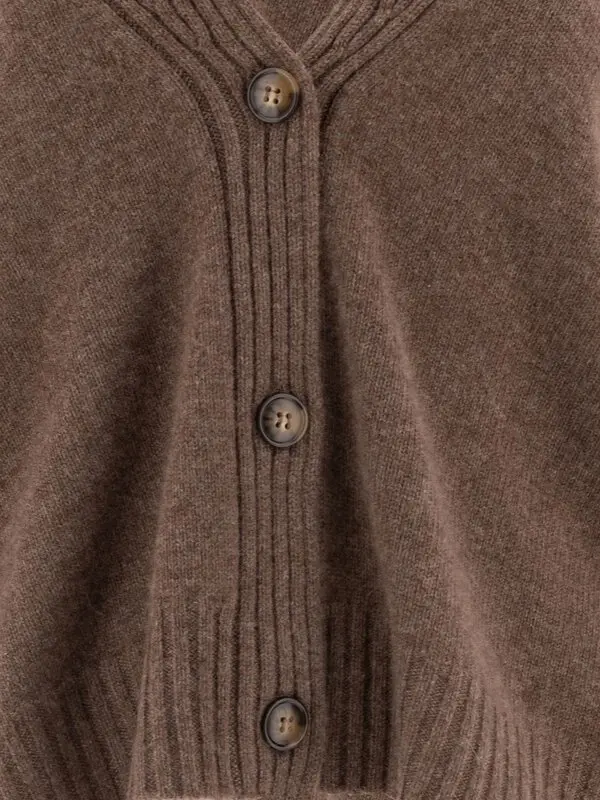 LOULOU STUDIO Long-sleeved V-neck Cardigan
