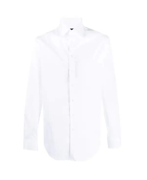 Giorgio Armani Classic Cotton Shirt - White