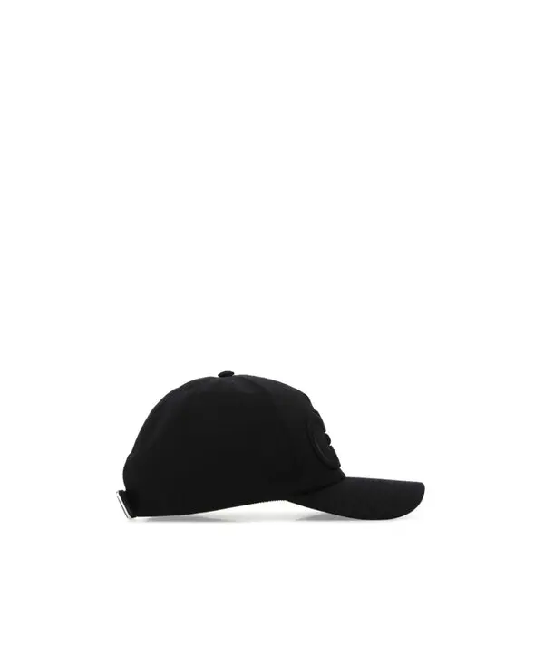 FERRAGAMO Gancini Baseball Cap - Black