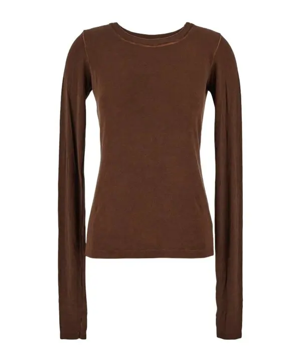 UMA WANG Long Sleeve Crewneck T-shirt