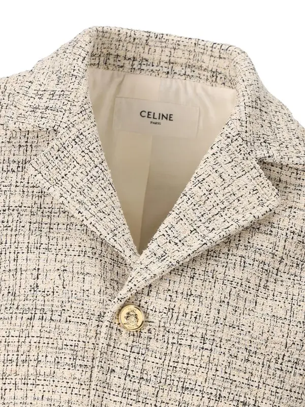 Celine Garance Jacket In Cotton Natt