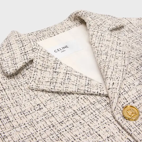 Celine Garance Jacket In Cotton Natt