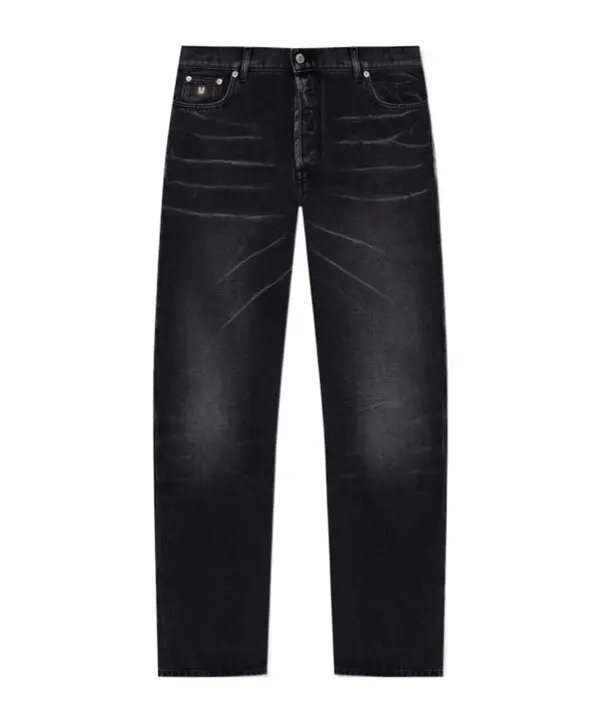 Moschino Five-pocket Faded Jeans - Grey