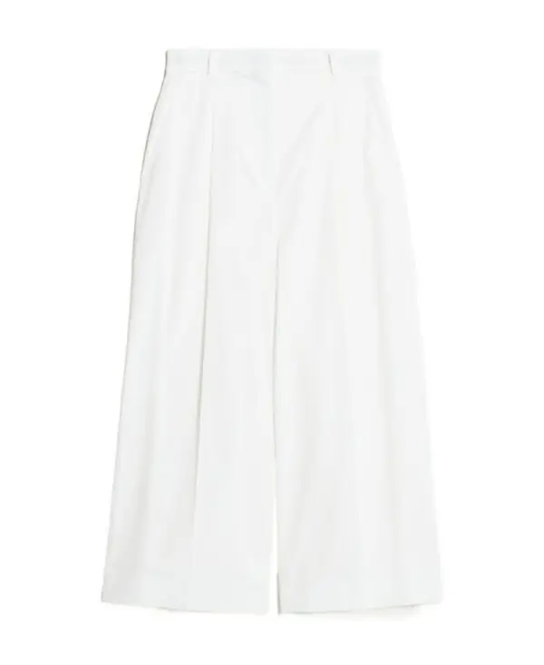 Max Mara High-waisted Wide-leg Cropped Tailored Trousers - No