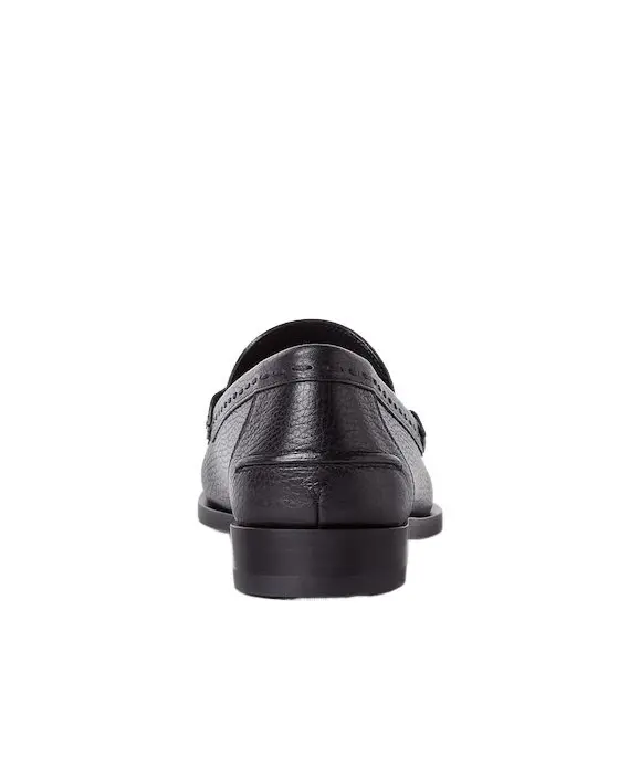 Fendi Selleria Loafers With Ff Motif - Black