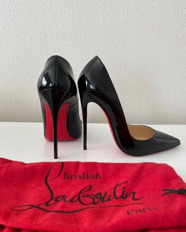 CHRISTIAN LOUBOUTIN So Kate Pointed Toe Pumps - Black