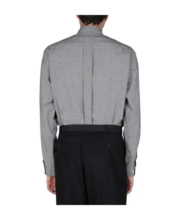 Kenzo Long-sleeved Checked Shirt