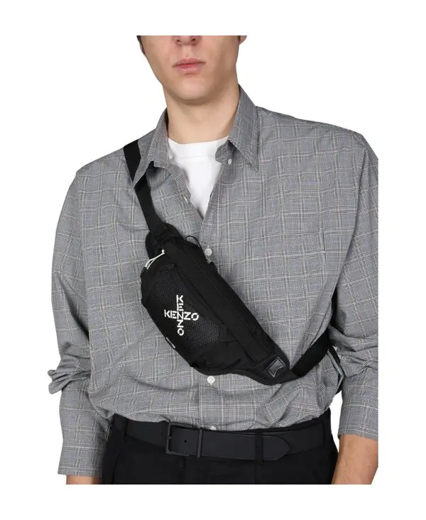 Kenzo Long-sleeved Checked Shirt