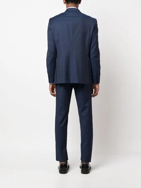 Tagliatore Long-sleeved Suit - Black