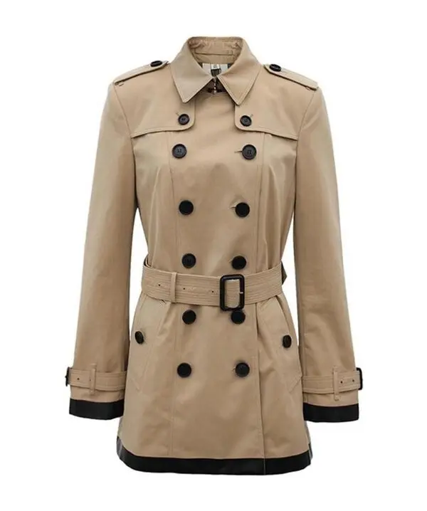 Burberry Double-breasted Cotton Trench Coat