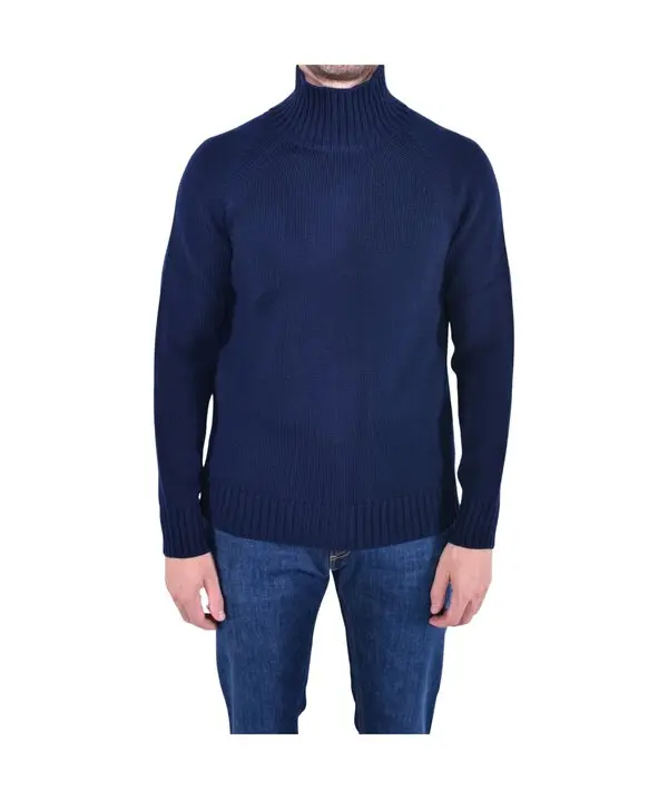 Eleventy Dolcevita Turtleneck Knitwear - Blue
