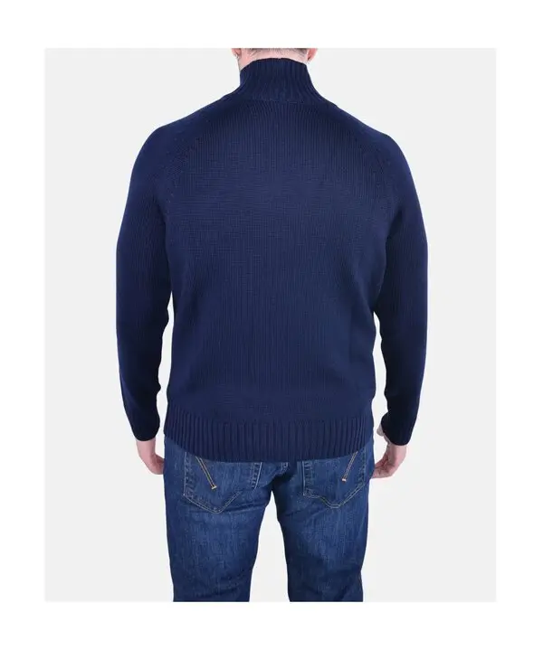 Eleventy Turtleneck Knitted Jumper - Blue
