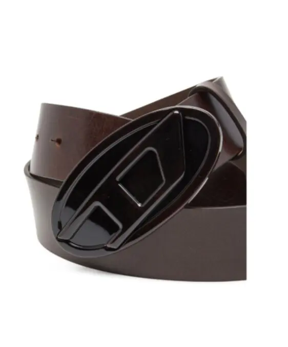 DIESEL® Oval D Buckle Belt - Brown