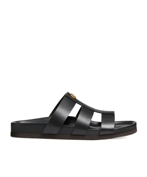 Valentino Garavani Studshield Slip-on Slide Sandals