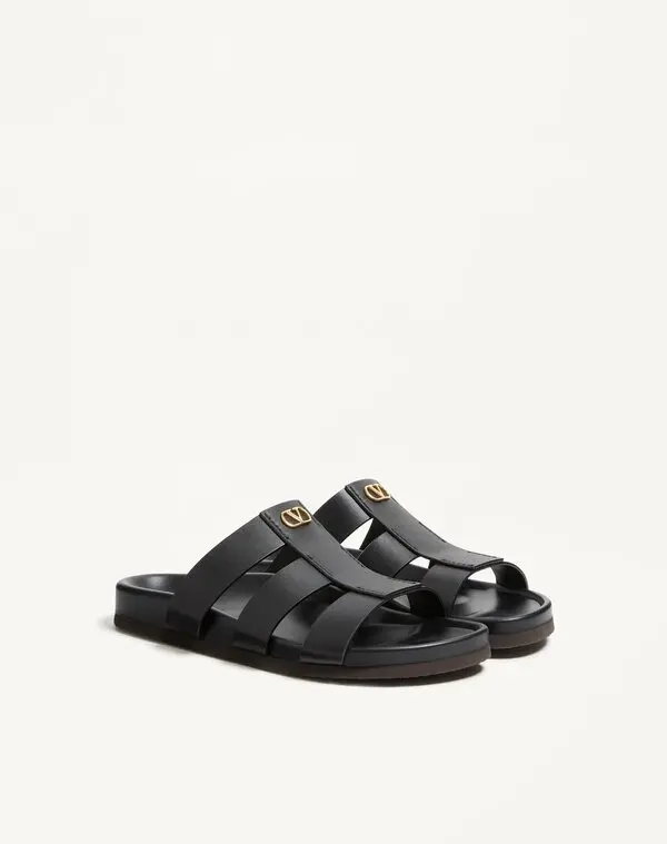 Valentino Garavani Studshield Slip-on Slide Sandals
