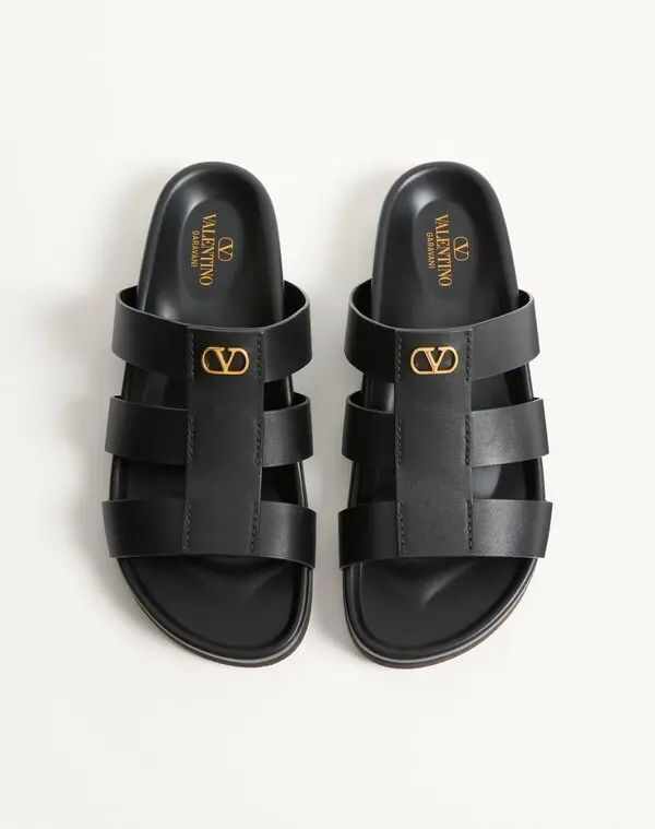 Valentino Garavani Studshield Slip-on Slide Sandals