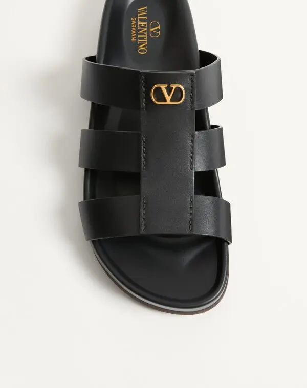 Valentino Garavani Studshield Slip-on Slide Sandals