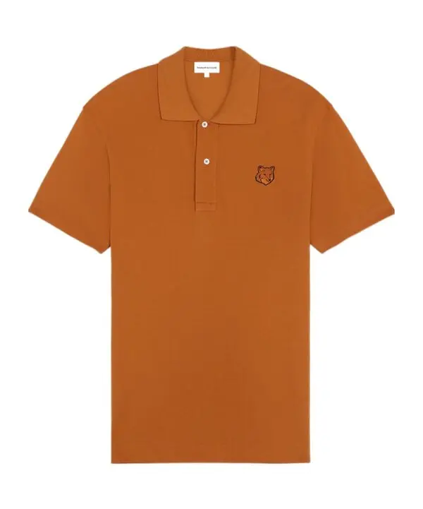 Maison Kitsuné Bold Fox Head Patch Polo Shirt