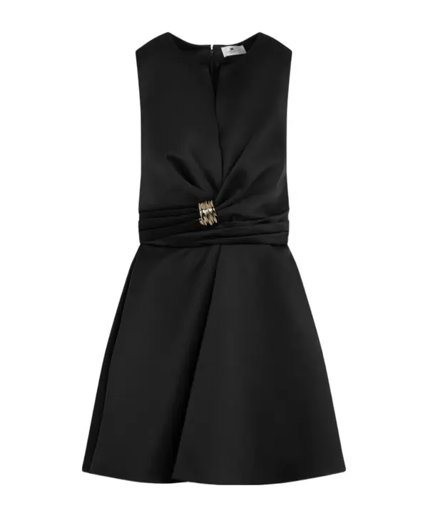 Elisabetta Franchi Duchess Satin Dress - No