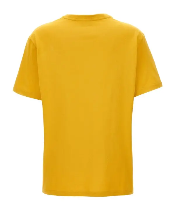 Etro Pegaso Embroidered Crewneck T-shirt - Yellow