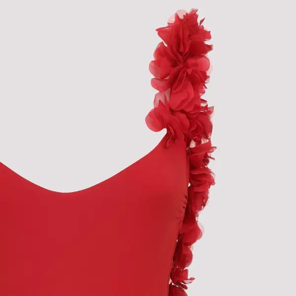 LA REVECHE Amira Ruffle One-piece Beachwear