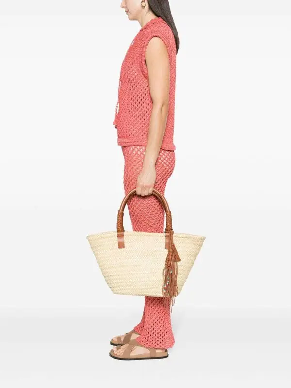 Alanui Icon Palm Leaf Big Tote Bag
