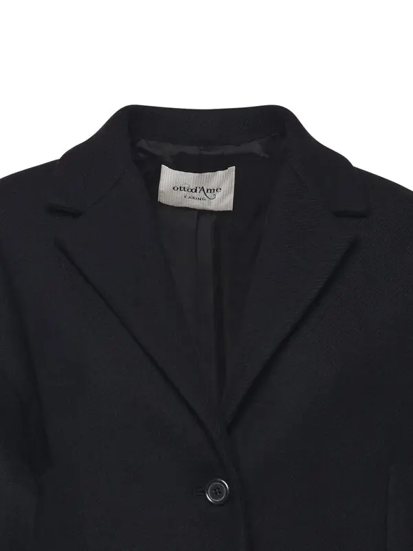 OTTOD'AME Oversized Lapel Coat