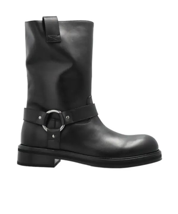 Dolce & Gabbana Round Toe Ankle Boots