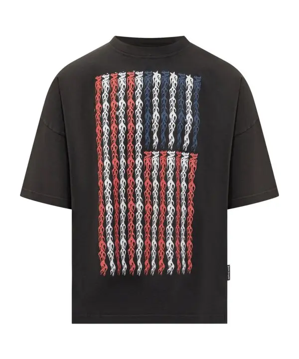 Palm Angels Logo Printed Oversize T-shirt