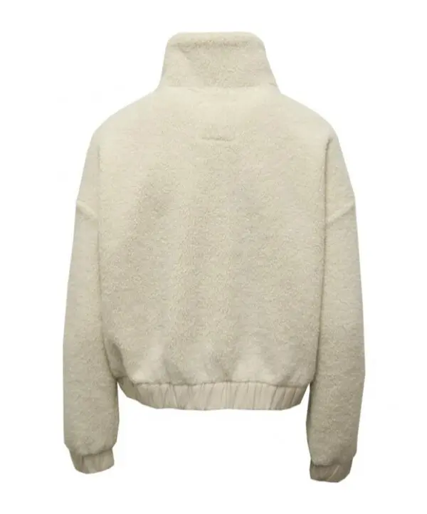 PARAJUMPERS Long-sleeved Casual Jacket With Stand Collar And Zippered Pockets - Nude