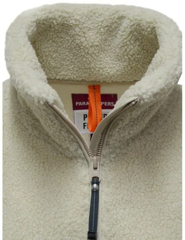PARAJUMPERS Long-sleeved Casual Jacket With Stand Collar And Zippered Pockets - Nude