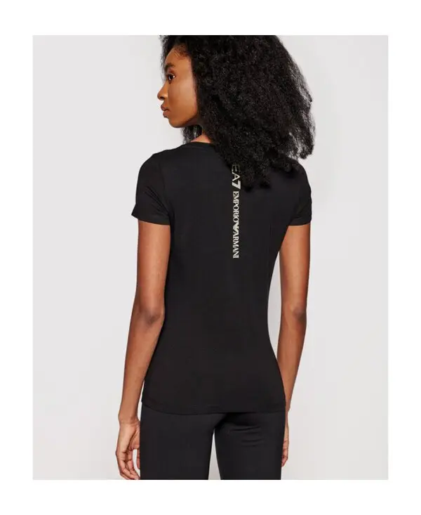 EA7 Scoop Neck Logo T-shirt
