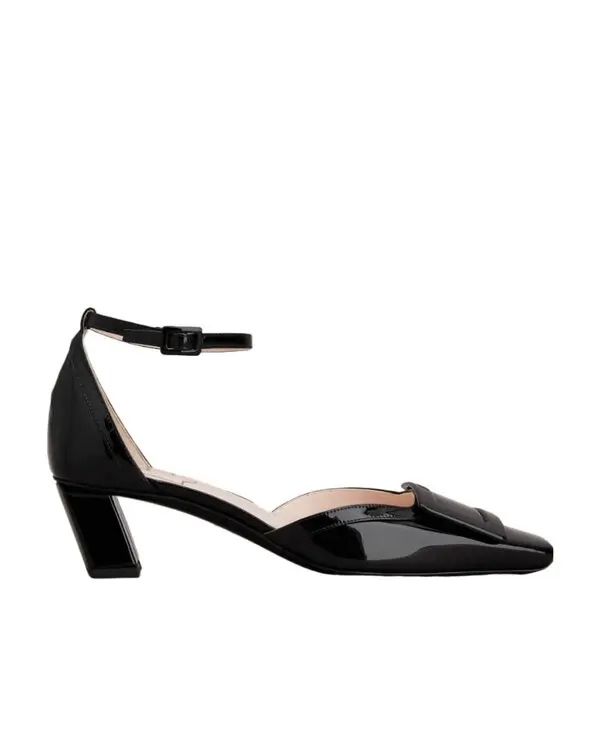 ROGER VIVIER Belle Vivier Ankle Strap Pumps - Black