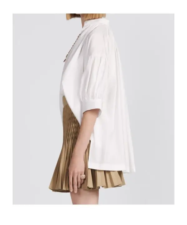 Dior Pleated Trumpet Silhouette Skirt