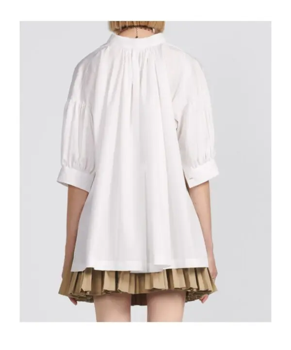 Dior Pleated Trumpet Silhouette Skirt
