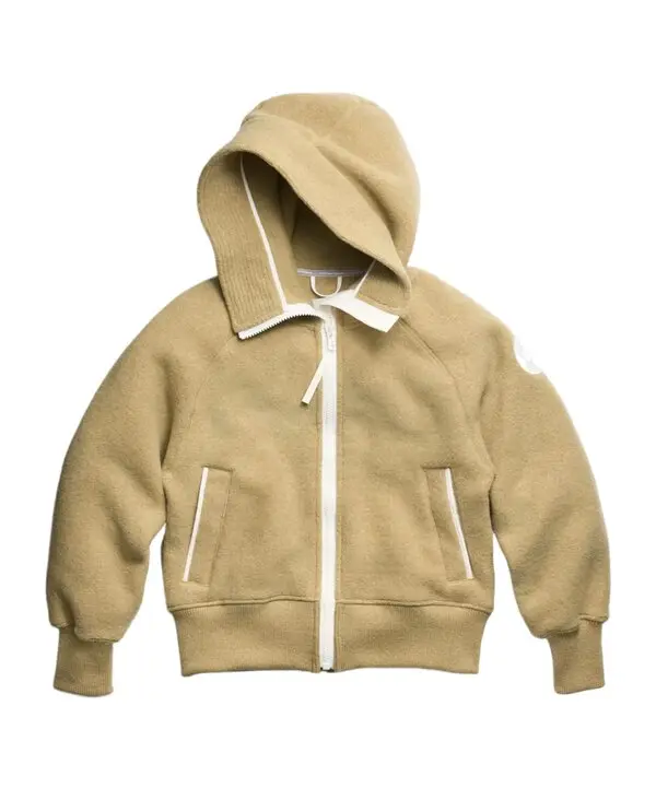Canada Goose Zip-up Hooded Hoodie - Beige