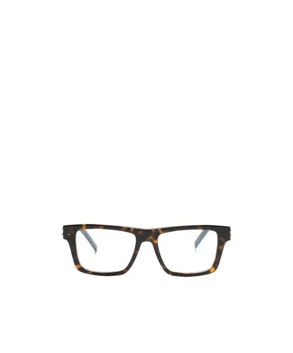 Saint Laurent Square Frame Glasses - Black