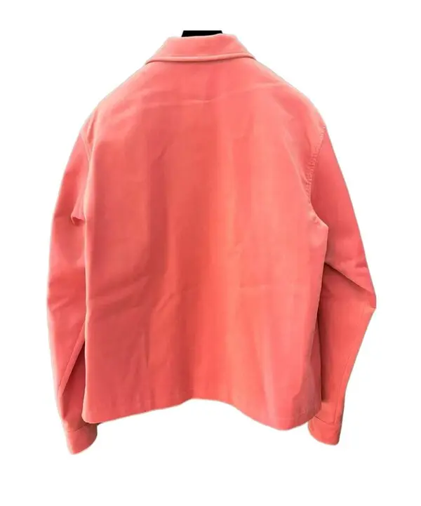 We11Done Long Sleeve Collared Jacket With Logo Detail