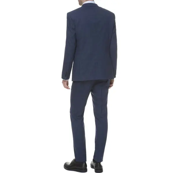 Hugo Boss Long-sleeved Top, Belt Loop, Pants, Suit Set - Blue