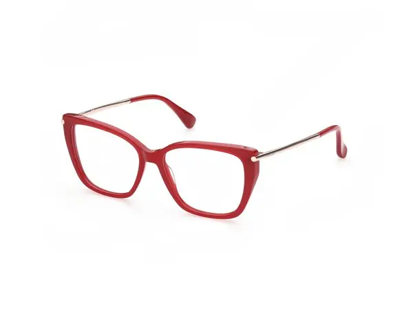 Max Mara Full-frame Plain Mirror Eyeglasses - Red