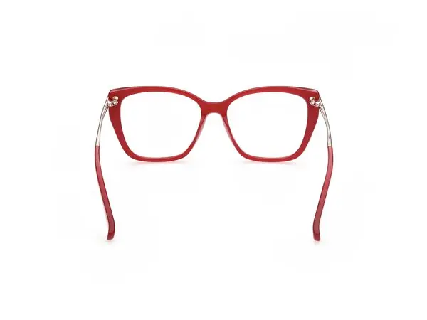 Max Mara Full-frame Plain Mirror Eyeglasses - Red