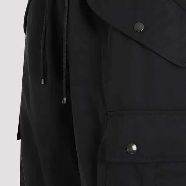 Dries Van Noten Water Repellent Drawstring Cargo Trousers